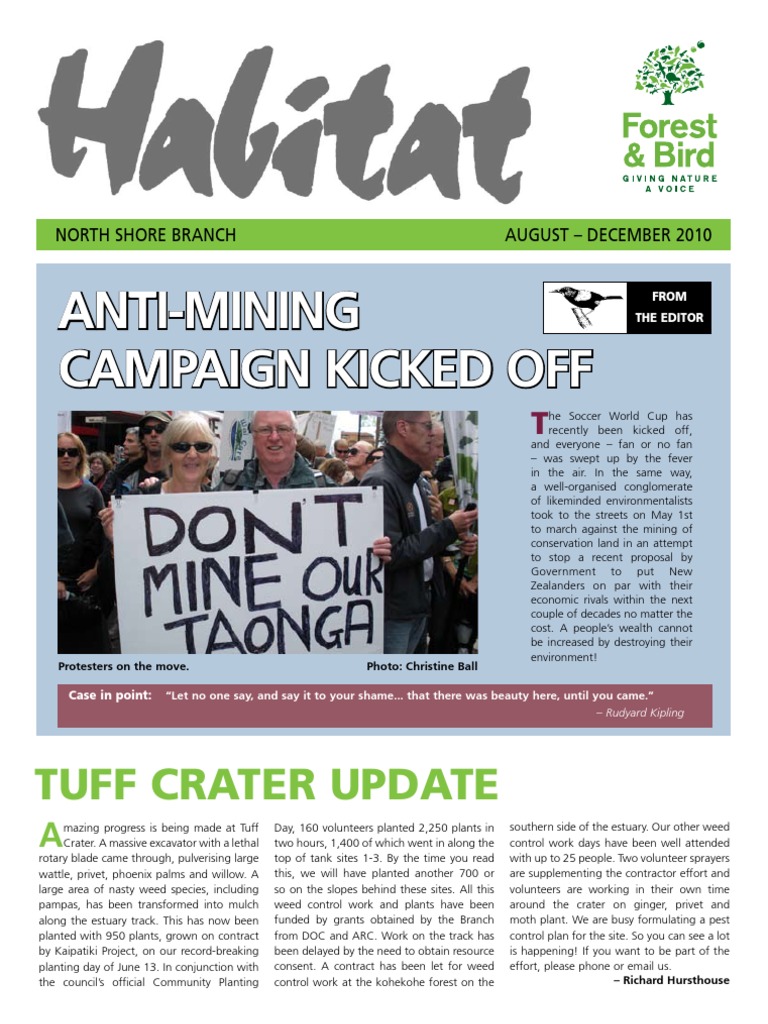 Anti-Mining Campaign Kicked Off: Tuff Crater Update | PDF ...