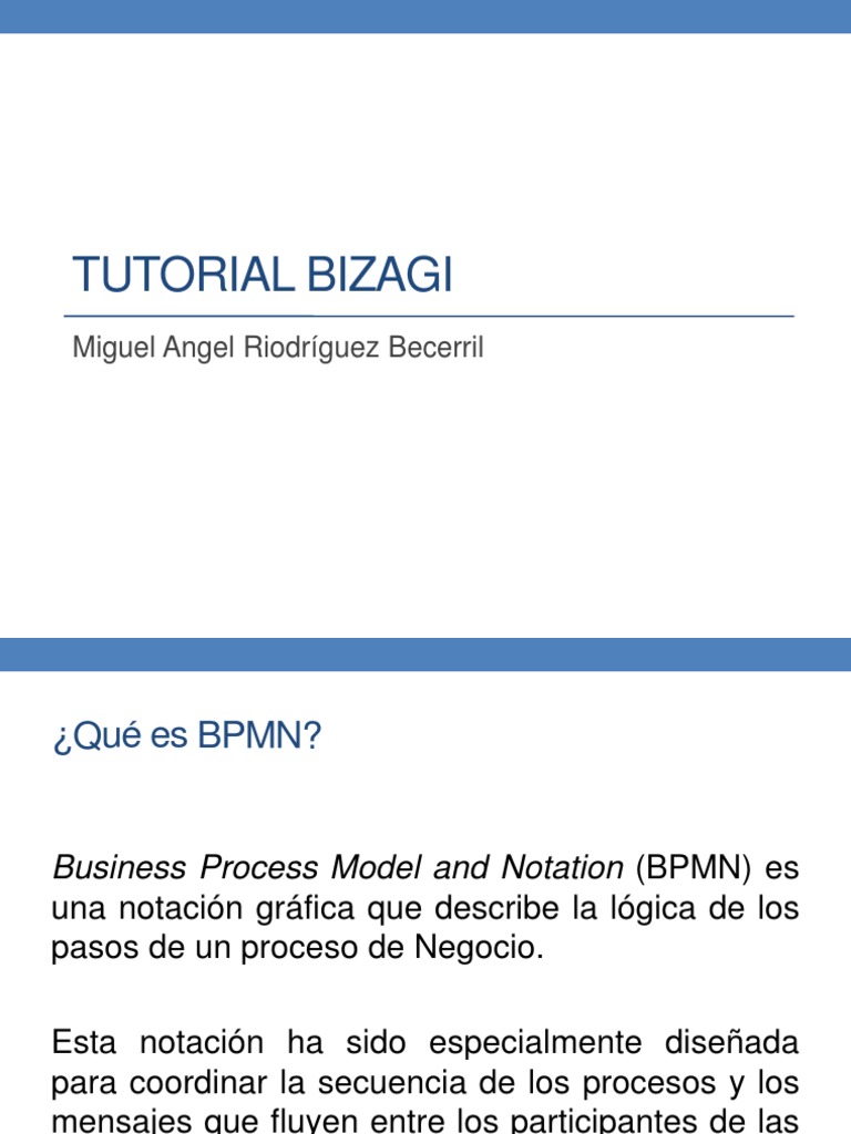 1 Bizagi Tutorial | PDF | Informática | Áreas de informática