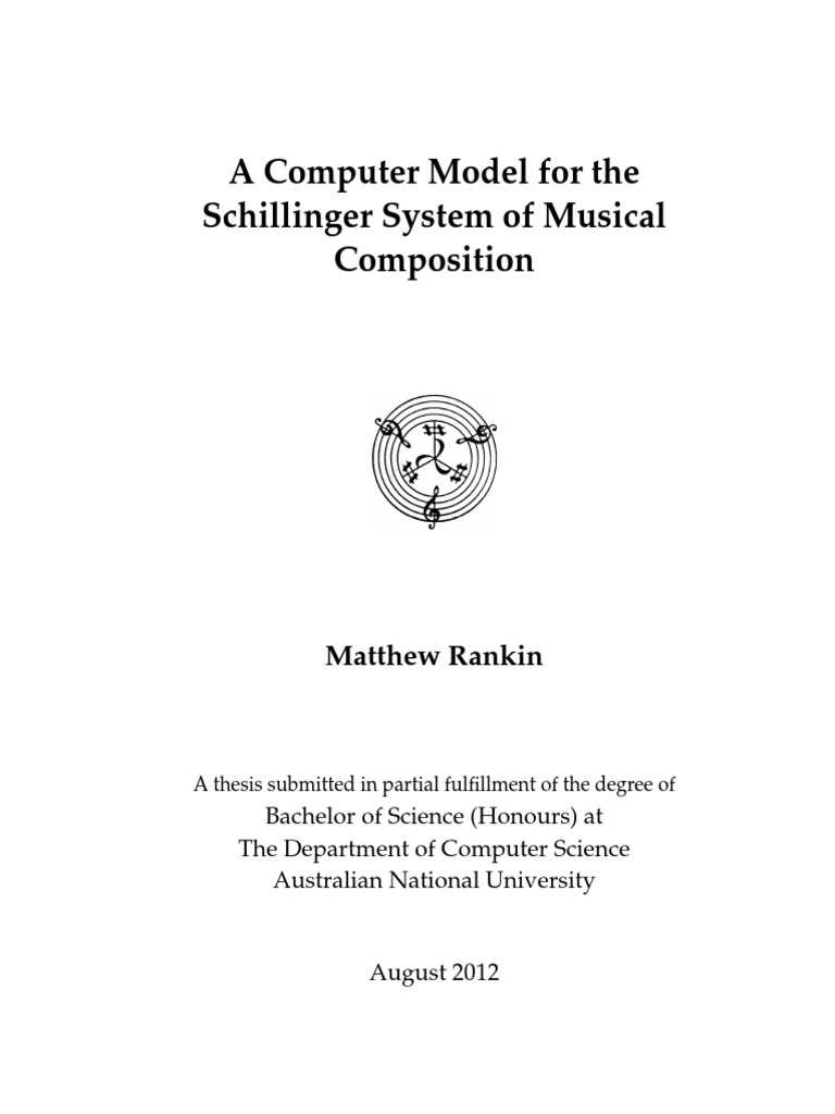 Automated Schillinger Music Composition | PDF | Markov Chain | Algorithms