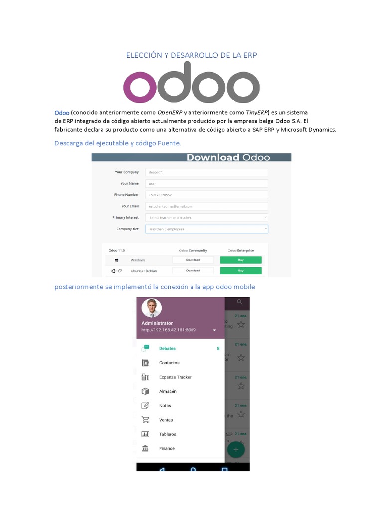 Desarrollo Del Modulo Preventas para Odoo | PDF | Negocios