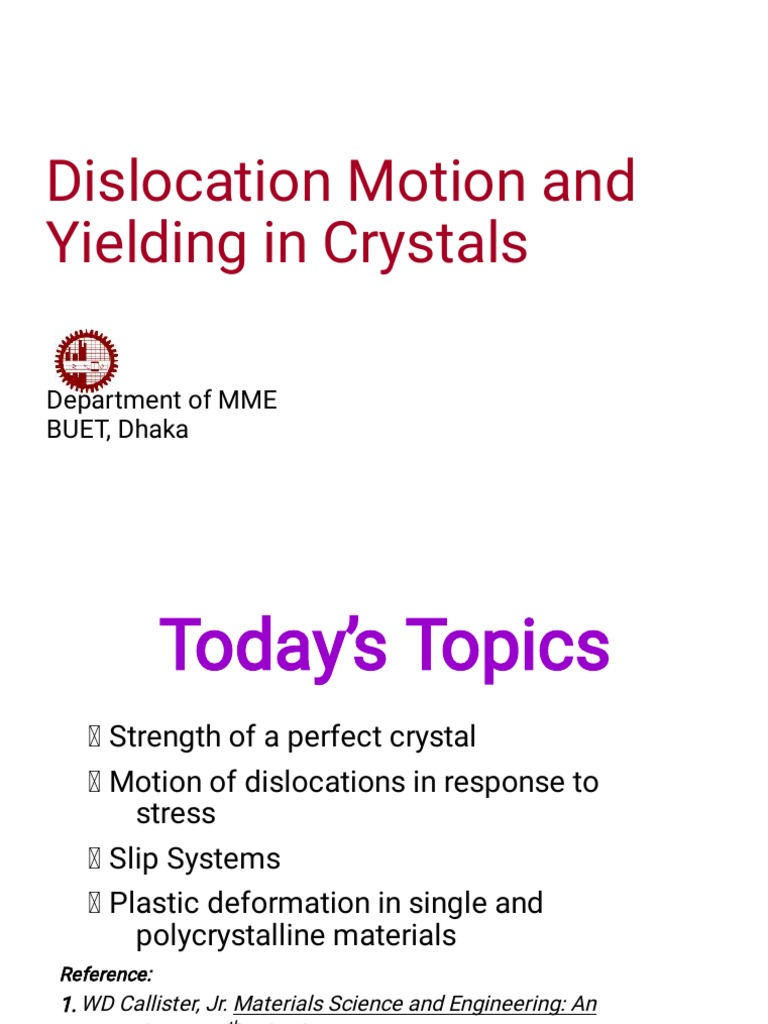 Understanding Slip in Materials Science | PDF | Dislocation ...