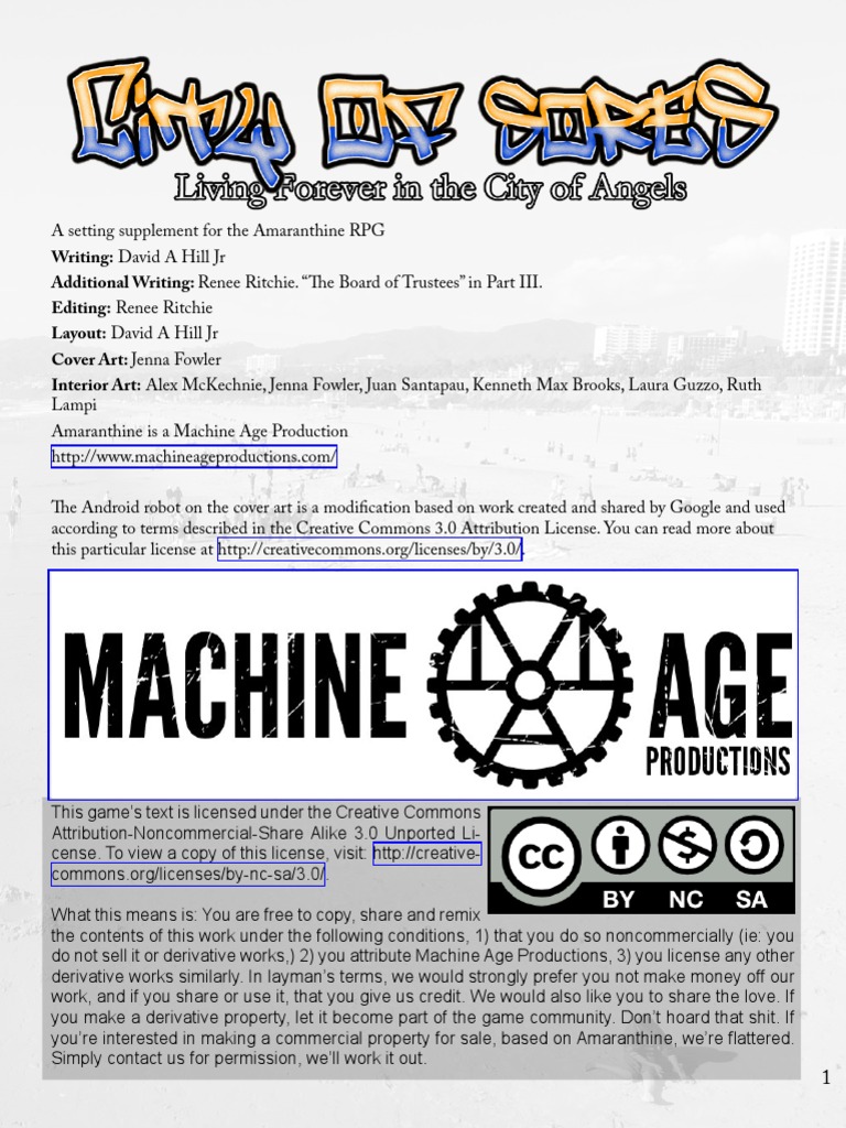 A Setting Supplement for the Amaranthine RPG: Exploring the City of ...