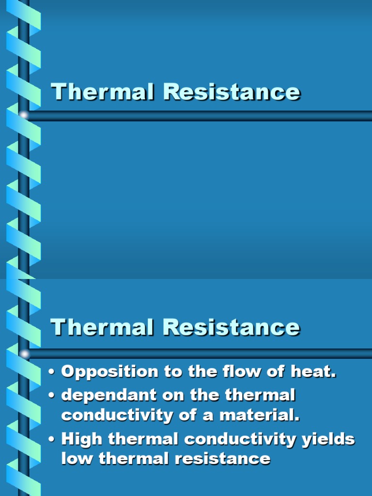 Thermal Resistance | PDF
