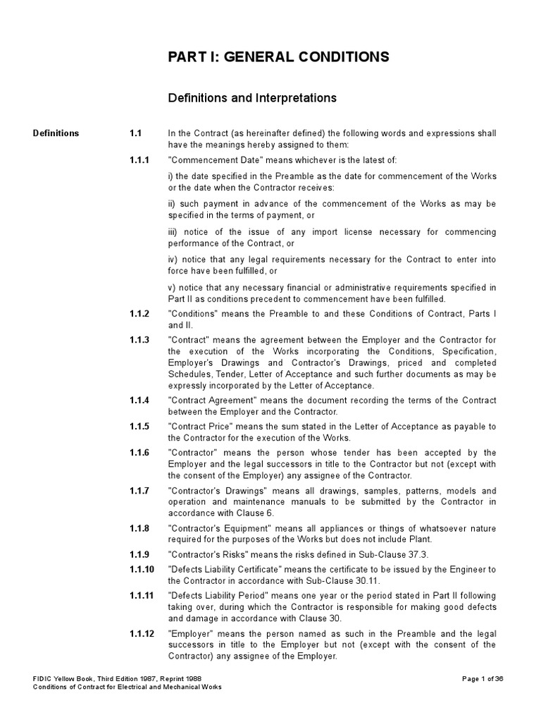 3.part I General Conditions | PDF | General Contractor | Independent ...