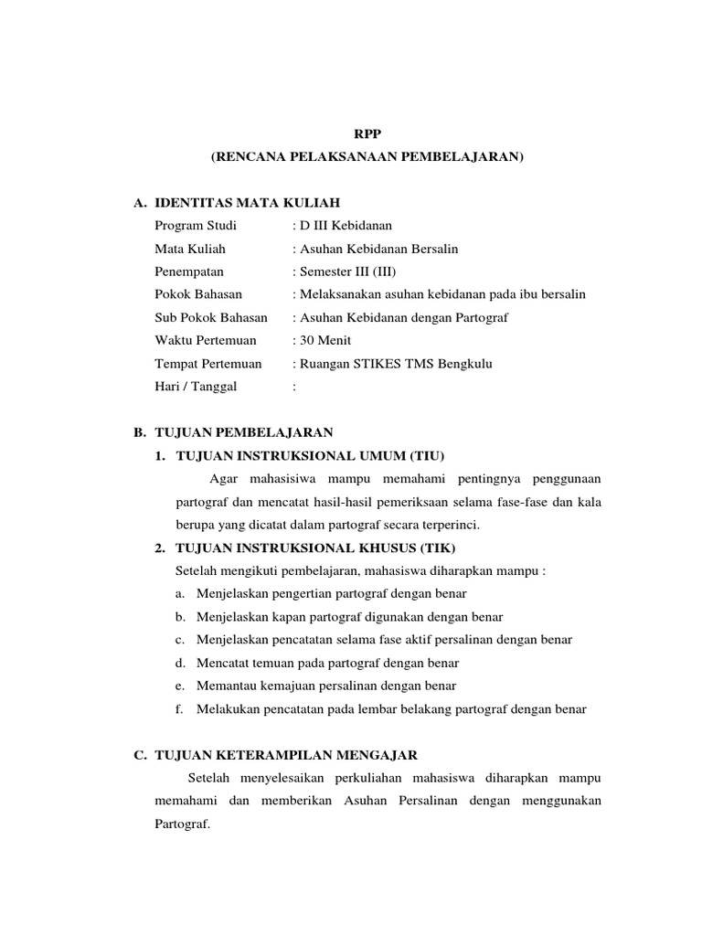 RPP Sap Terbaru | PDF | Karier & Perkembangan