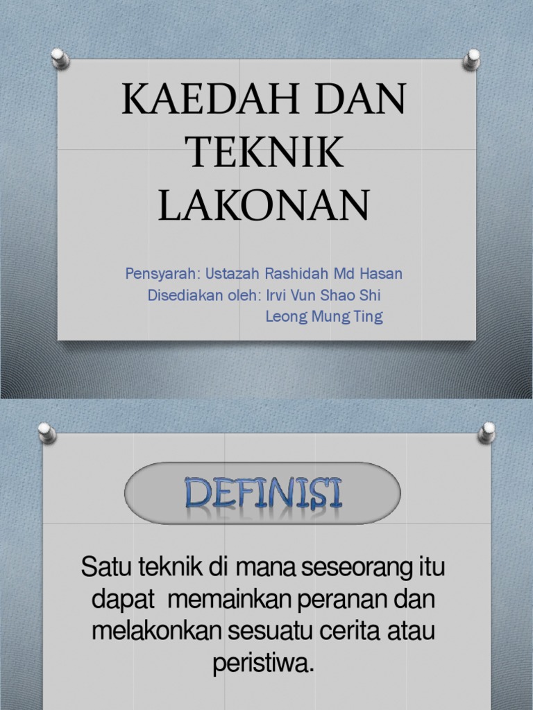 Kaedah Lakonan | PDF