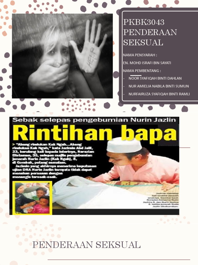 PKBK3043 Penderaan Seksual | PDF