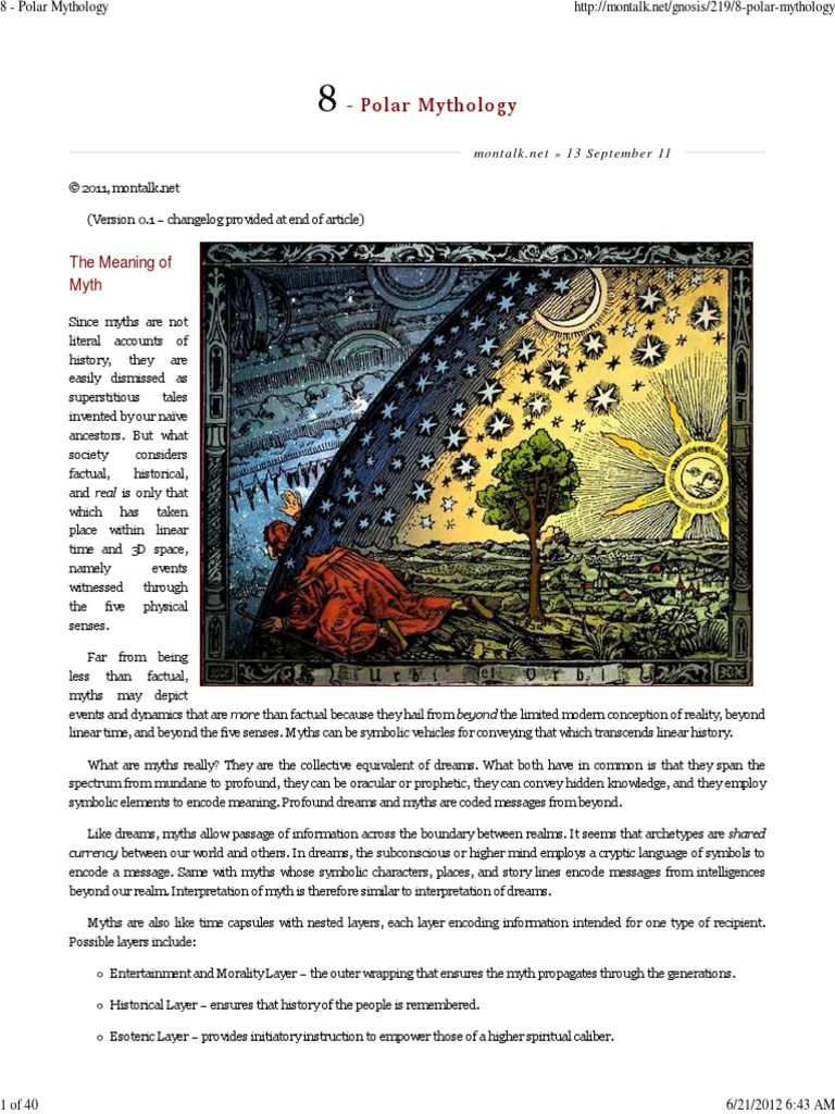 Polar Mythology by Tom Montalk | PDF | Serpent (Symbolism) | Adam And Eve