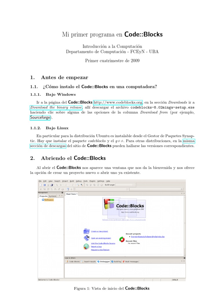 Code Blocks | PDF | Programa de computadora | Programación