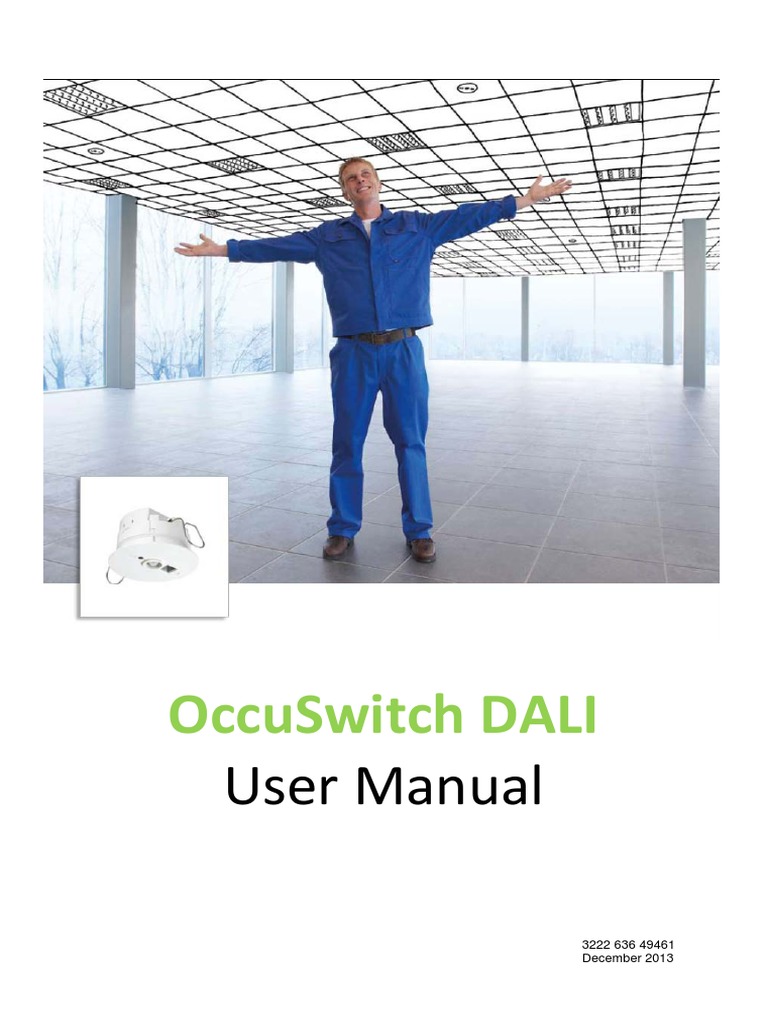 Occuswitch Dali: User Manual | PDF | Remote Control | Lighting