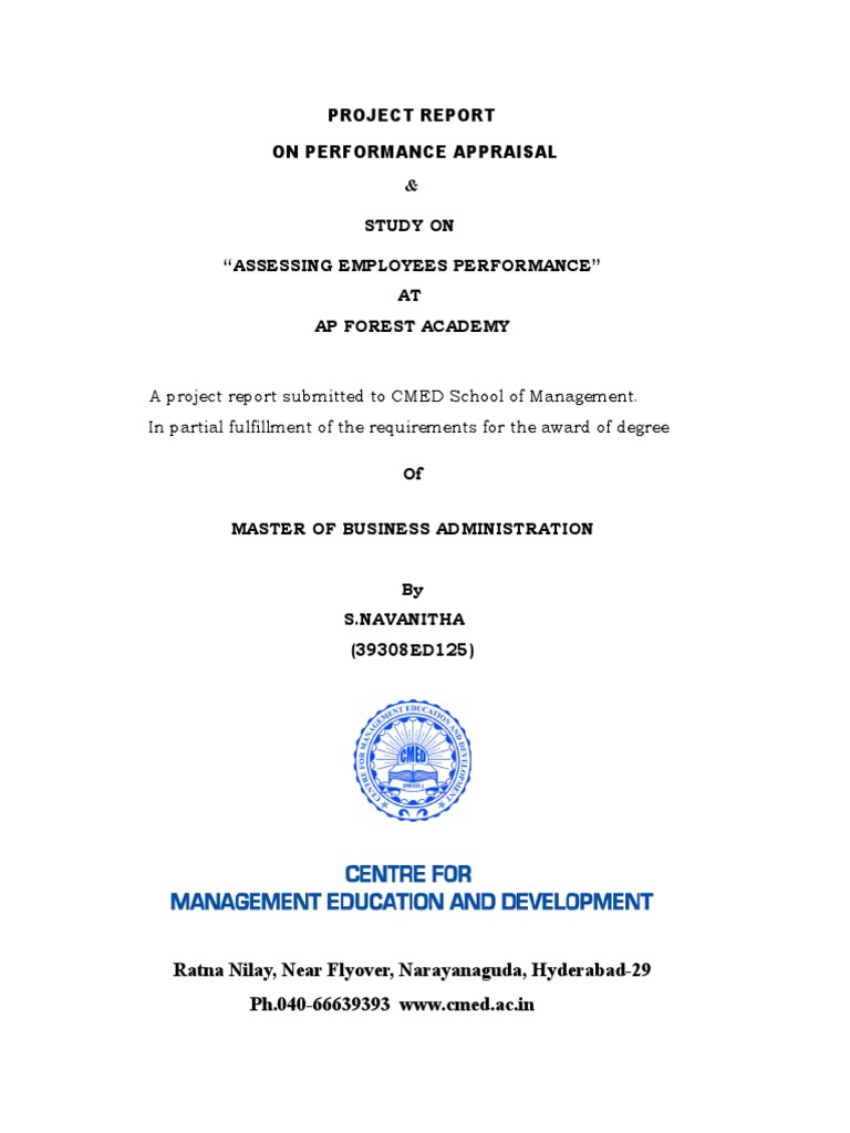 AP Forest Academy Employee Performance Study | PDF | Performance ...
