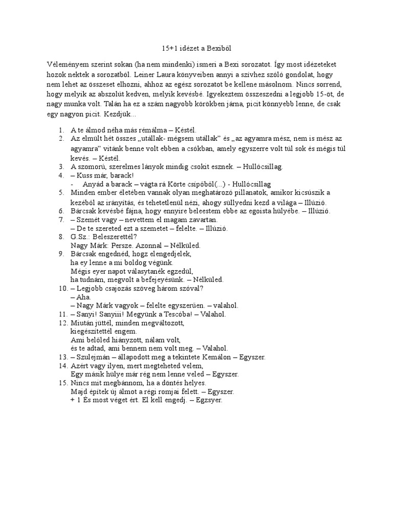 Best of Bexi | PDF