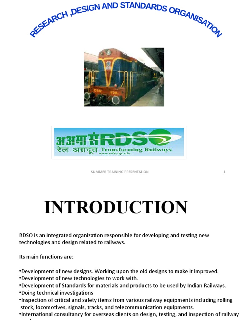 1 Summer Training Presentation | PDF | Rail Transport | Railway Safety