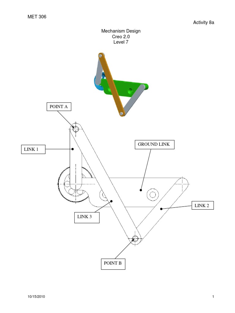Creo Mechanism For Pratice | PDF | Cartesian Coordinate System | Curve
