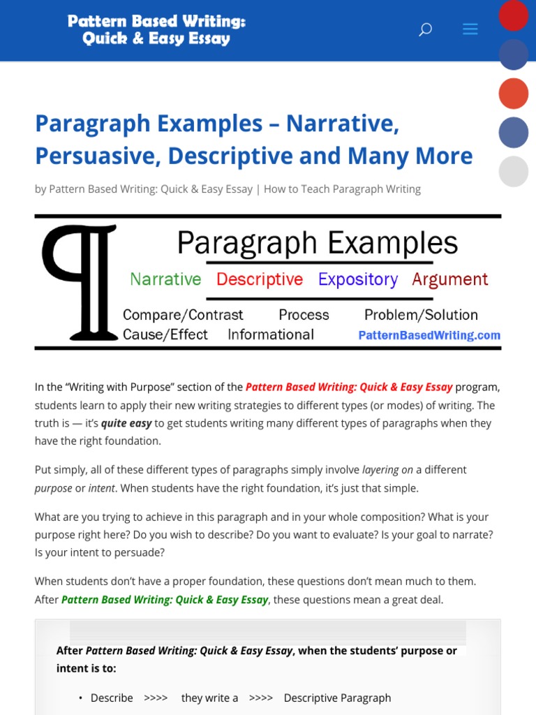 Types of Paragraph Examples for Students | PDF | Apollo 11 | Neil Armstrong
