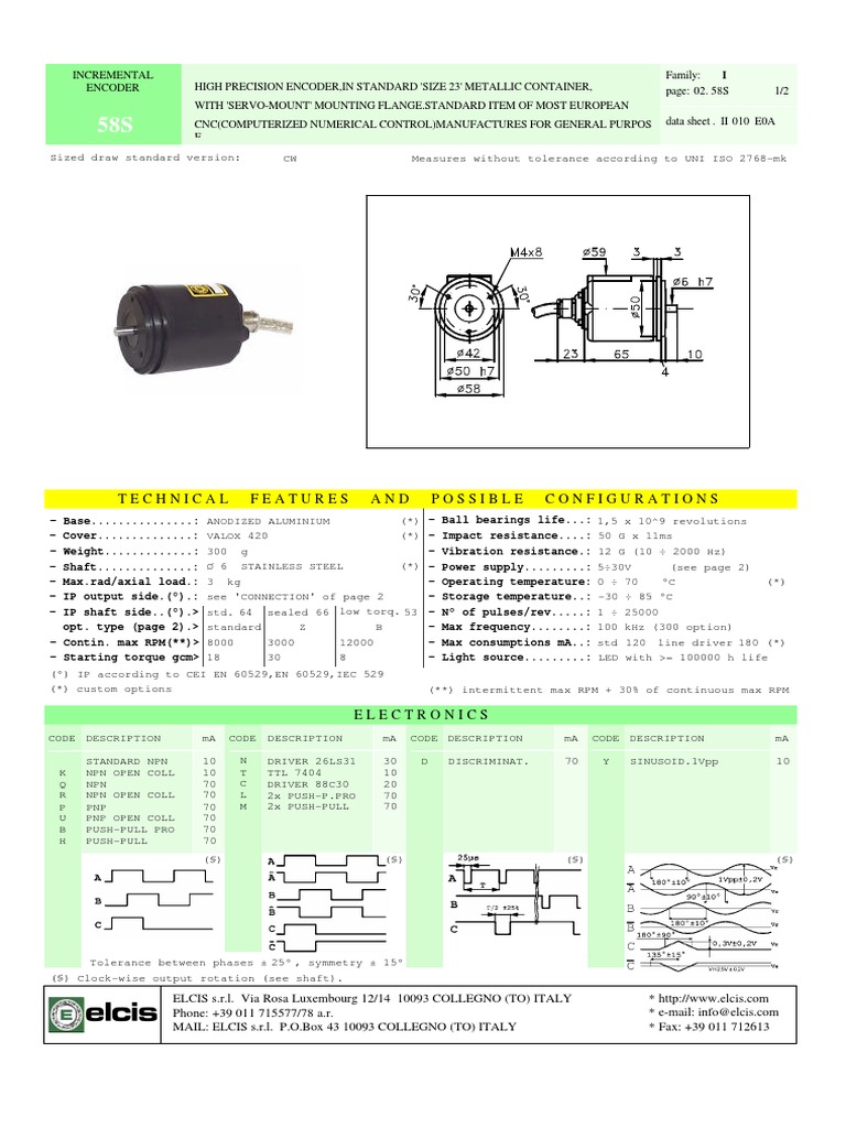 Technical Features and Possible Configurations | PDF | Manufactured ...