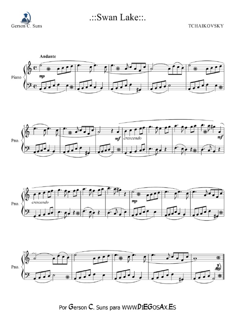 Swan Lake Piano | PDF