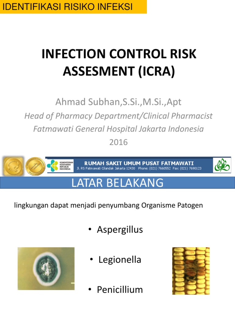 Infecton Control Risk Assesmant (ICRA) Hospital Dan ICRA Renovasi ...