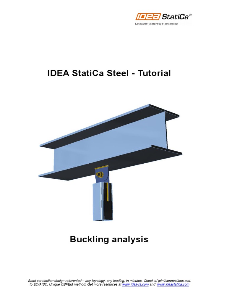 Idea Statica Steel - Tutorial | PDF | Buckling | Structural Steel