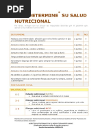 MNA Corto | PDF | Índice de masa corporal | Pérdida de peso