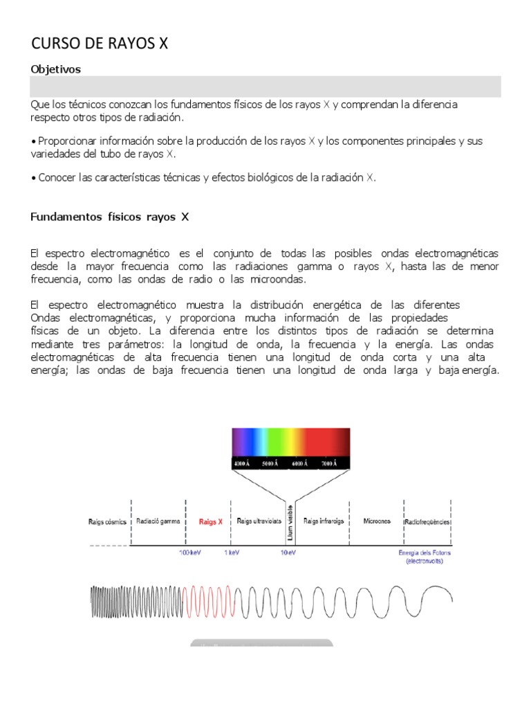 Fundamentos y Producción de Rayos X | PDF | Rayo X | Electrón