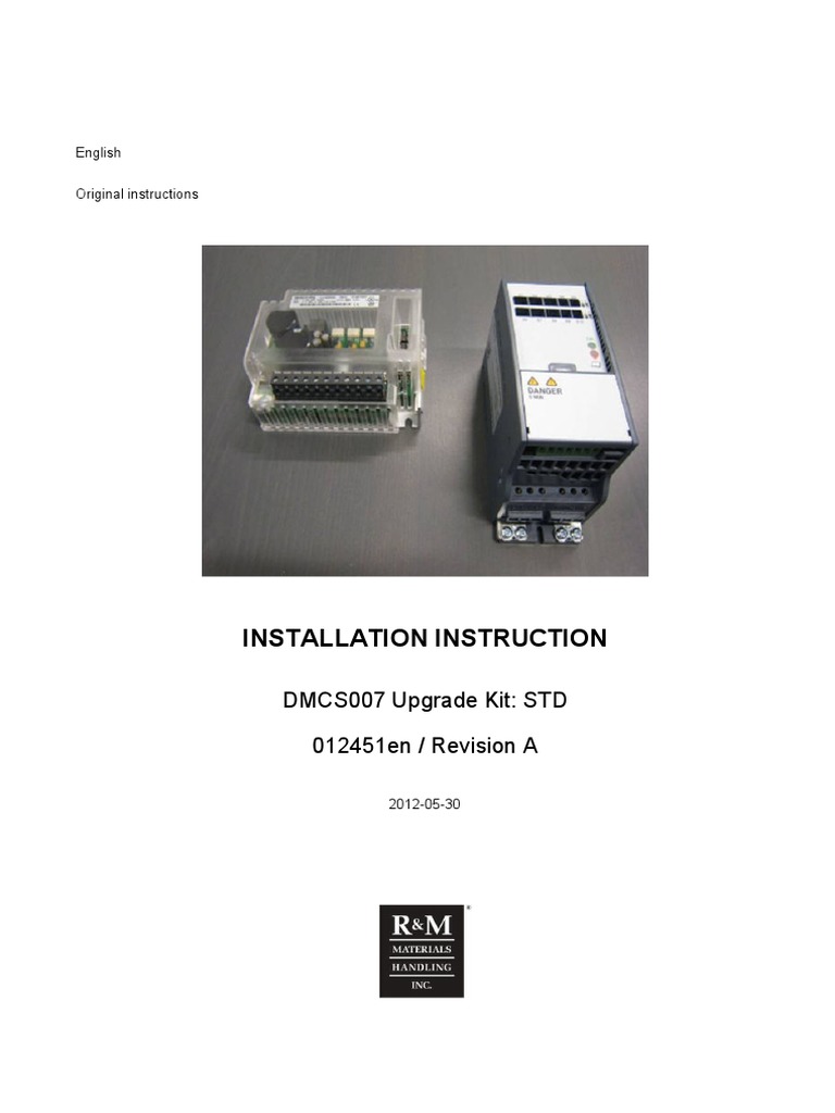 CMXC007 Upgrade Kit Manual | PDF | Electrical Connector | Switch