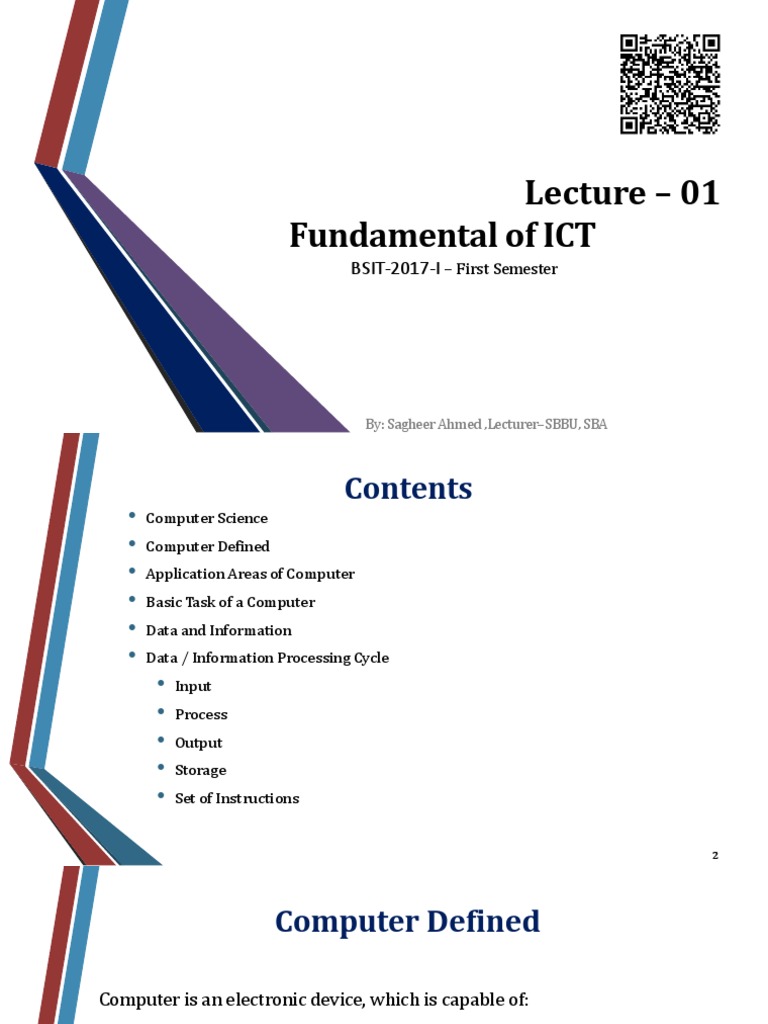 Lec 1 | PDF | Input/Output | Computer Data Storage