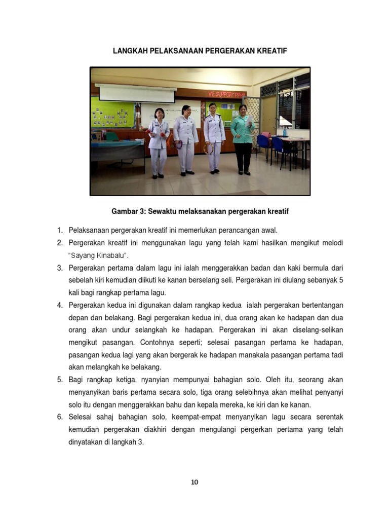Langkah Pelaksanaan Pergerakan Kreatif | PDF