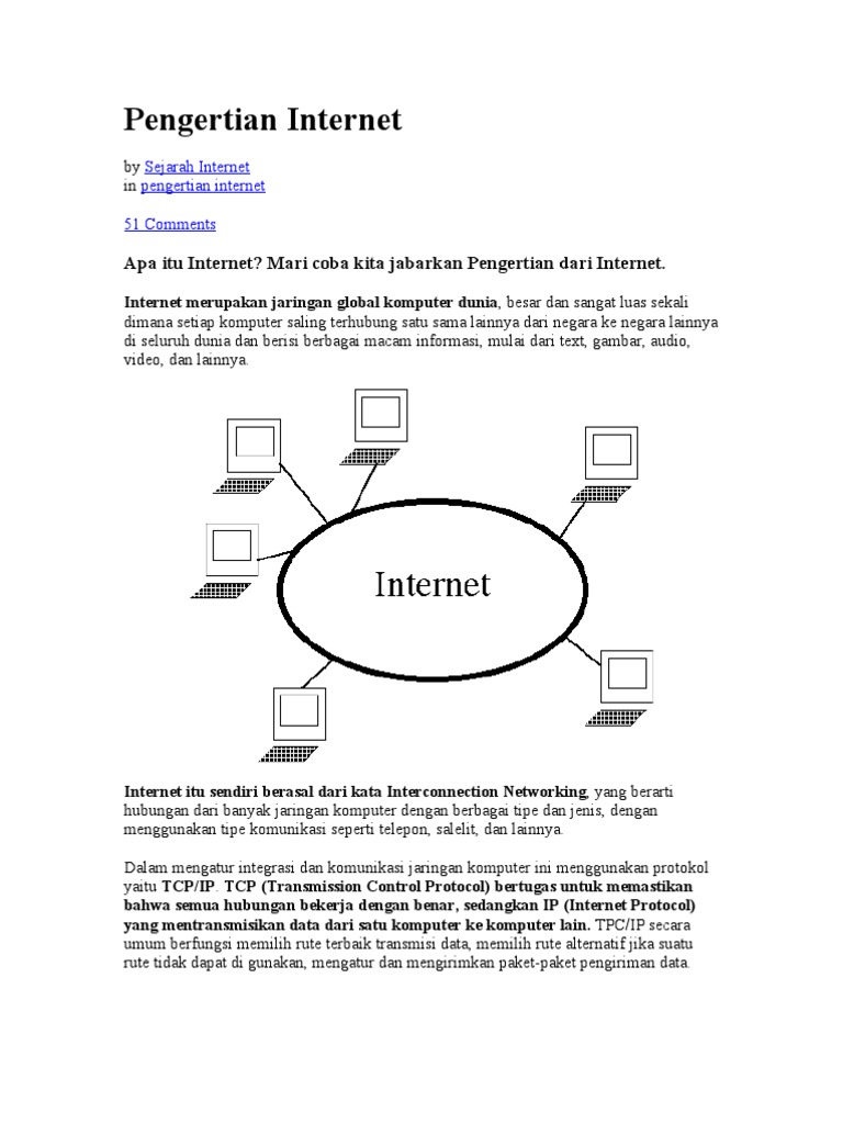 Definisi dan Manfaat Internet | PDF | Teknologi & Rekayasa