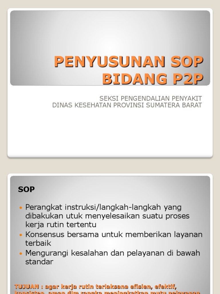 Sop P2P | PDF