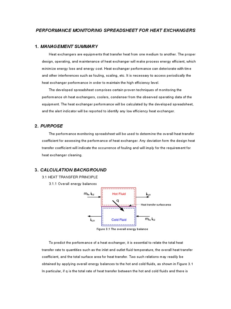 Report Performance of Heat Exchanger | PDF | Heat Transfer | Heat Exchanger
