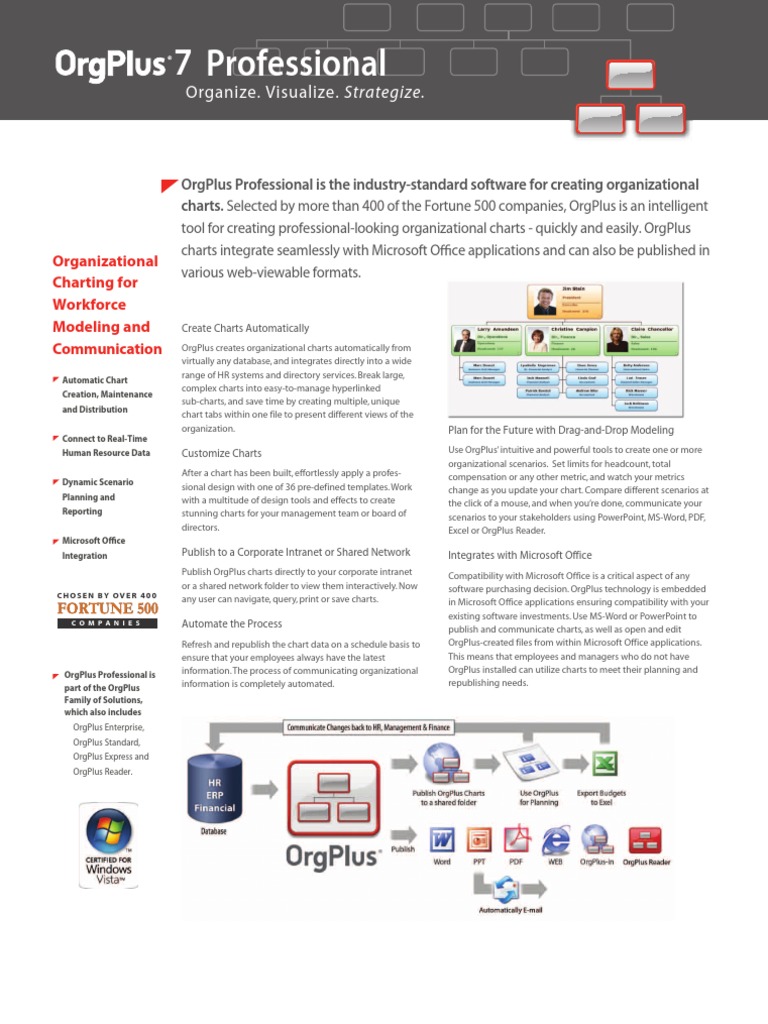 OrgPlus 7 Professional | PDF | Oracle Database | Microsoft Office