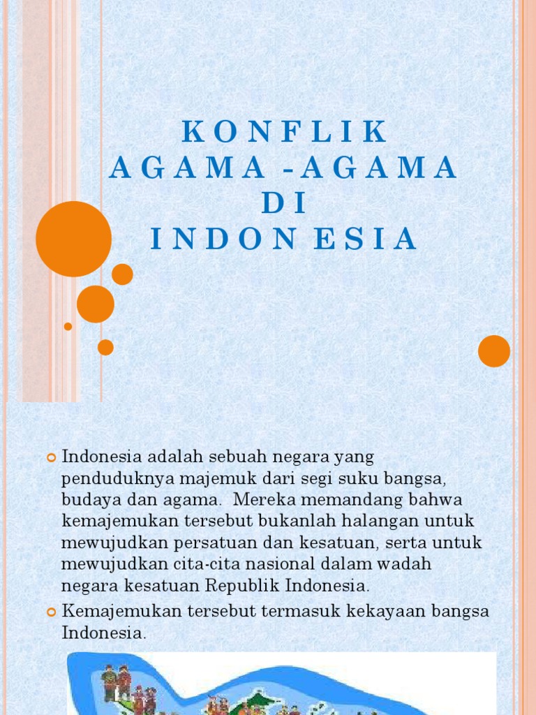 Konflik Agama-Agama Di Indonesia | PDF