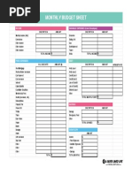 IWT Conscious Spending Plan | PDF