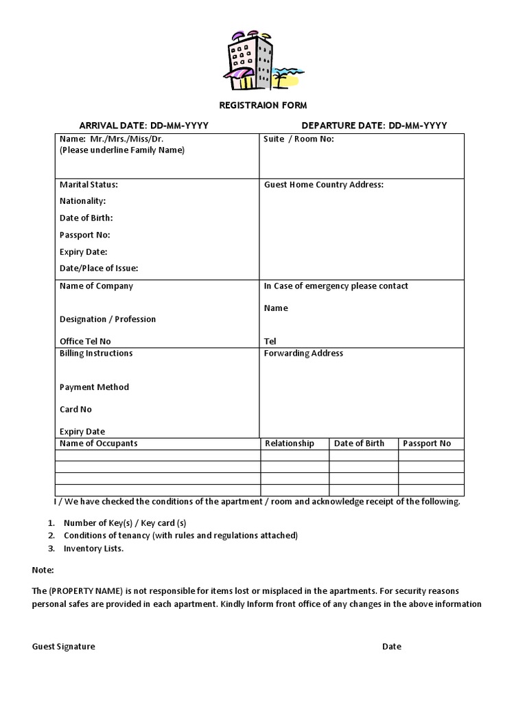 Registration Card Sample 5 | PDF | Law