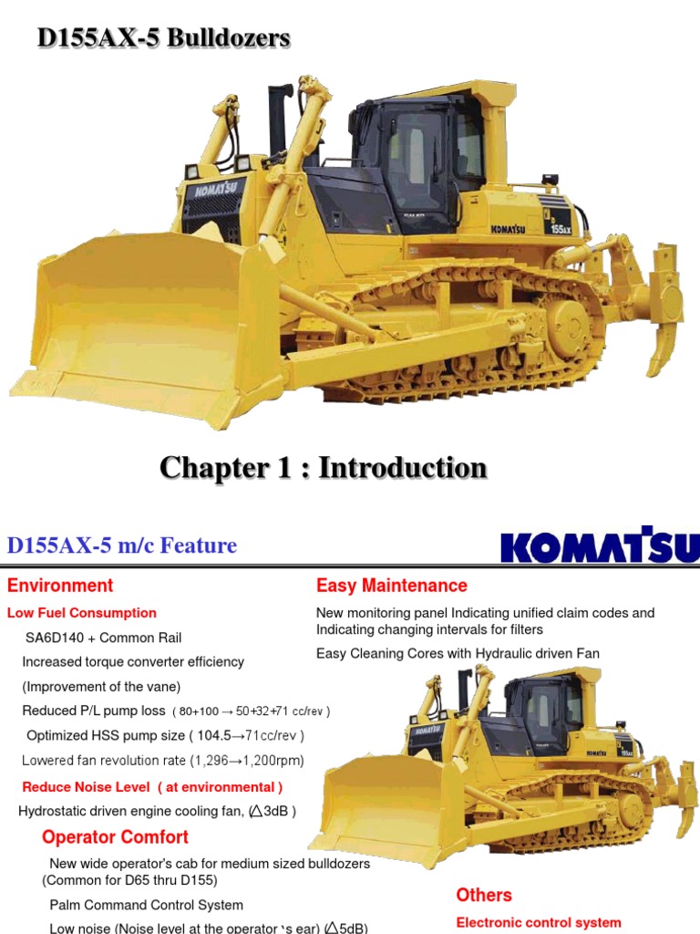 01 D155 Introduction | PDF | Horsepower | Transmission (Mechanics)