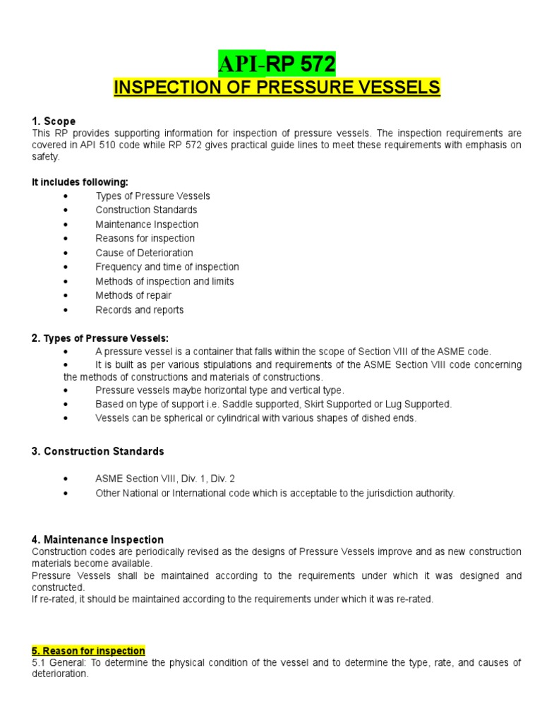 Part II Chapter 1 API RP 572 | PDF | Leak | Corrosion