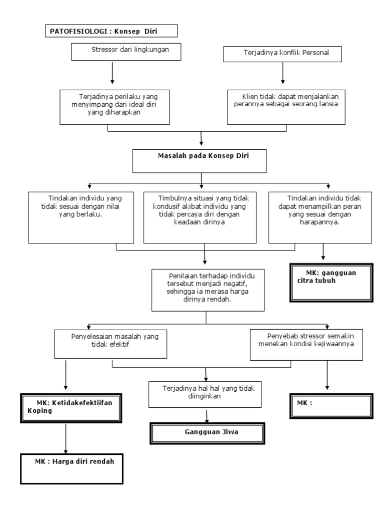 Pathway Gangguan Konsep Diri dan Harga Diri | PDF