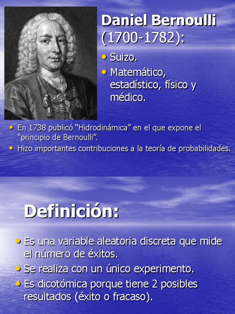 Distribución de Bernoulli | PDF | Epistemología de la ciencia ...