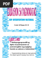 DLL - ESP 3 - Q4 - W6 - Nakapagpapakita NG Paggalang Sa Paniniwala NG Iba Tungkol Sa Diyos ...