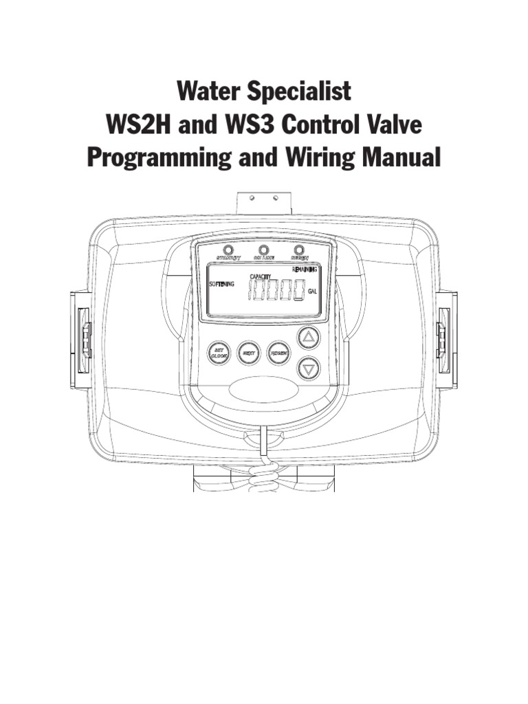 WS2H and WS3 Valve Programming Manual | PDF | Valve | Power Supply