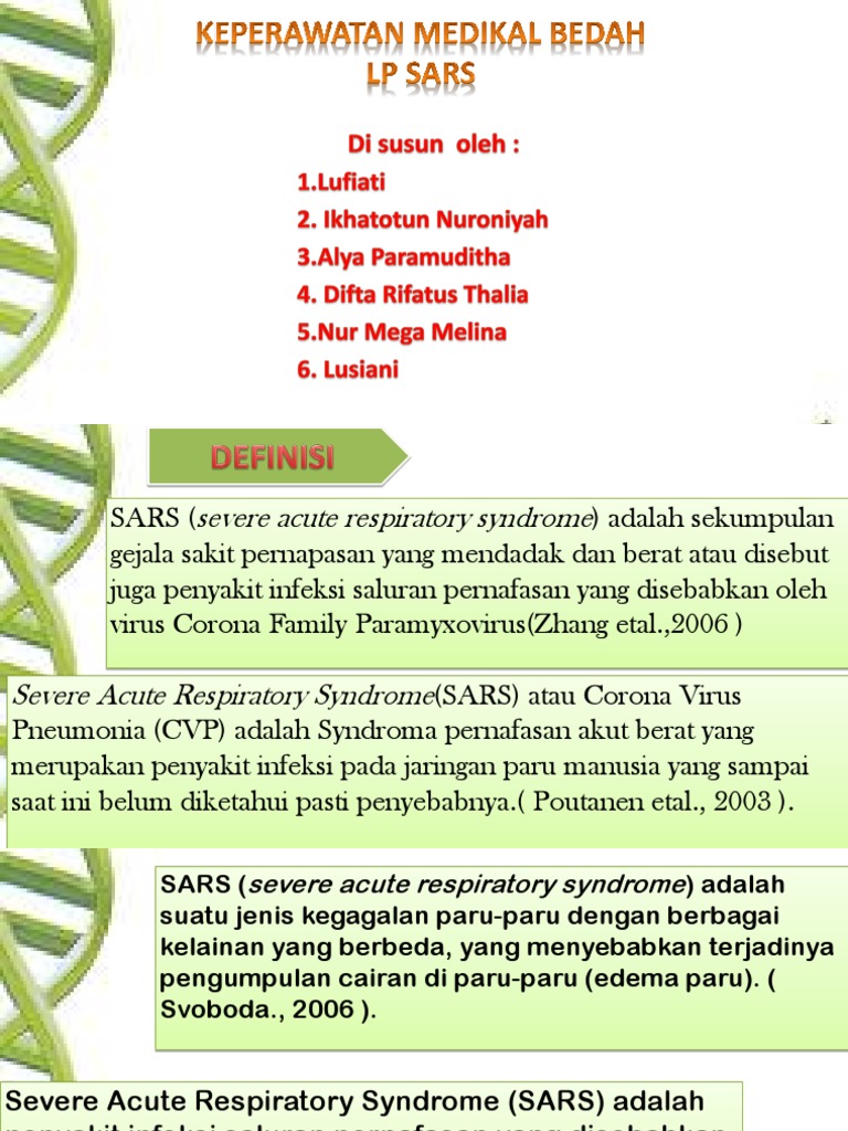 Gejala dan Penanganan SARS | PDF