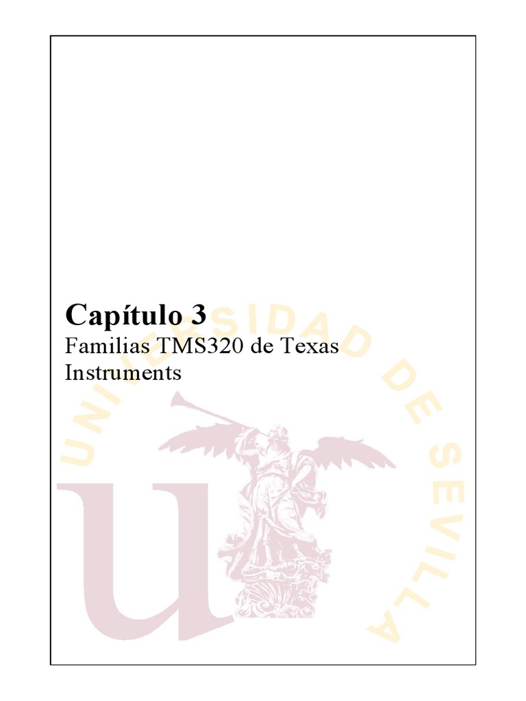 Capítulo 3: Familias TMS320 de Texas Instruments | PDF | Unidad Central ...
