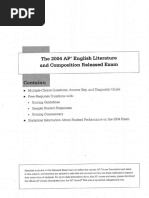 English_Literature_PE2_MCQ | PDF | Multiple Choice | Mansfield Park