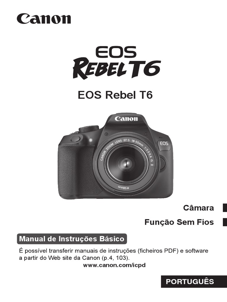 Upload Produto 634 Download 2 Guia Eos Rebel t6 | PDF | Câmera | Secure ...