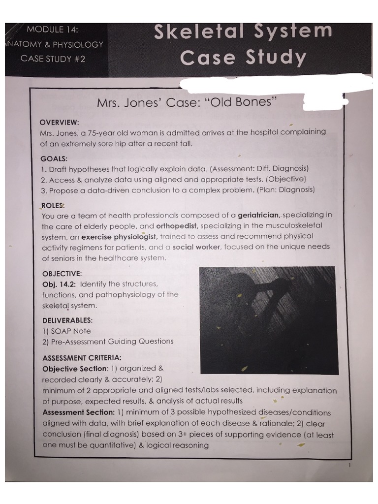 Skeletal System Case Study | PDF