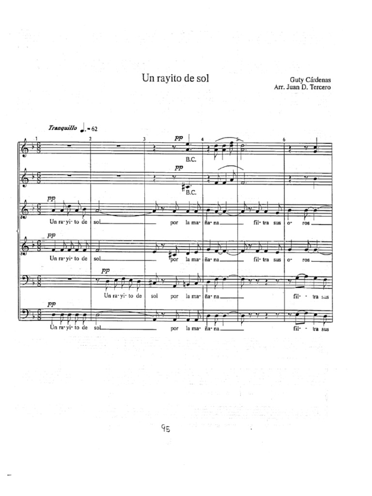 Un Rayito de Sol | PDF