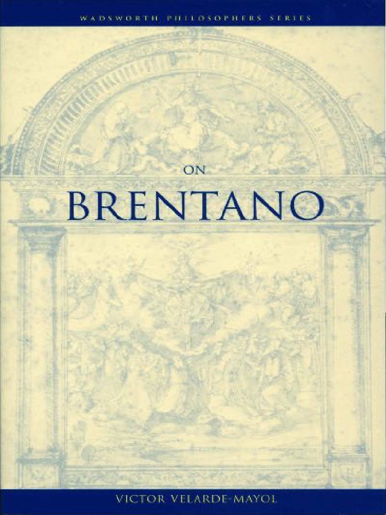 On Brentano | PDF | Edmund Husserl | Psychophysics