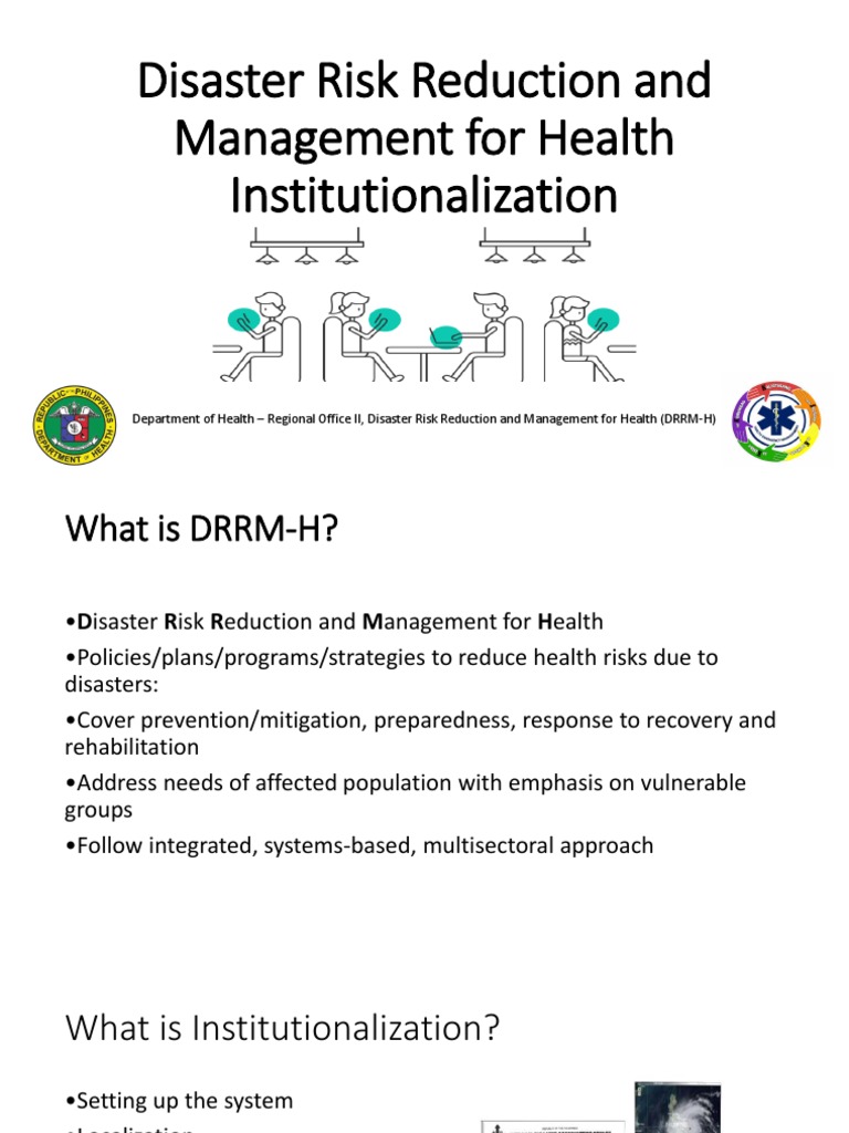 DRRM-H Institutionalization Overview | PDF | Social Science | Self ...