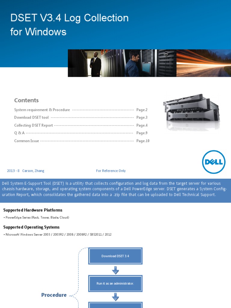 How To Collect DSET For Windows | PDF | Gateway (Telecommunications ...